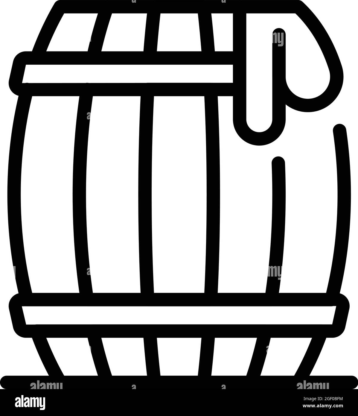 Oak wooden barrel hand Black and White Stock Photos & Images - Alamy