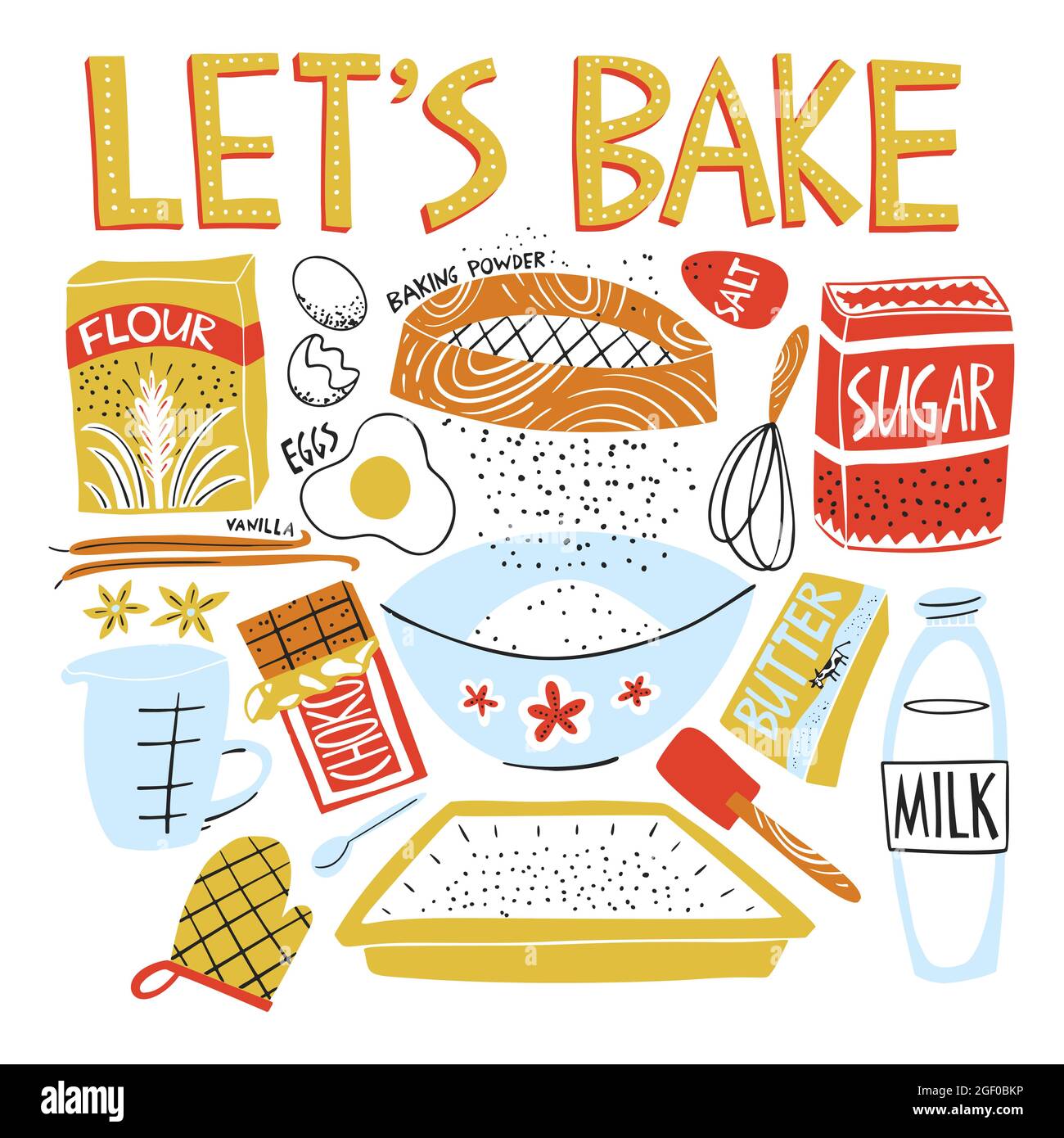 Home essentials vector vectors hi-res stock photography and images - Alamy