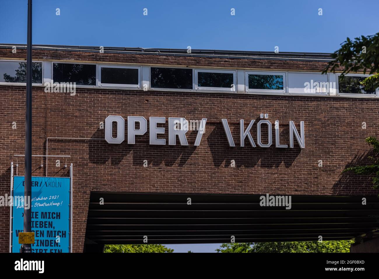 Opera House of Cologne - CITY OF COLOGNE, GERMANY - JUNE 25, 2021 Stock ...
