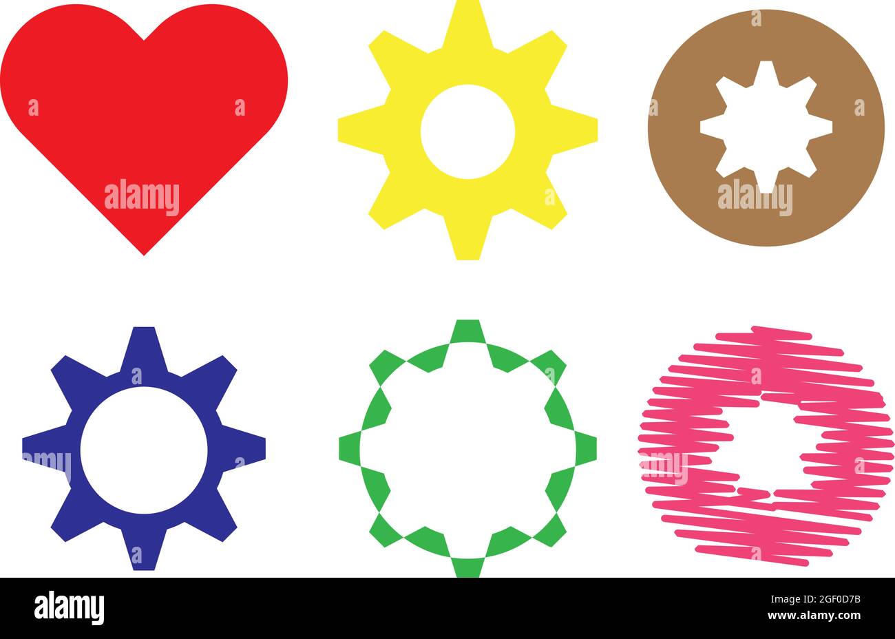 Cartoon Cog Symbol High Resolution Stock Photography and Images - Alamy