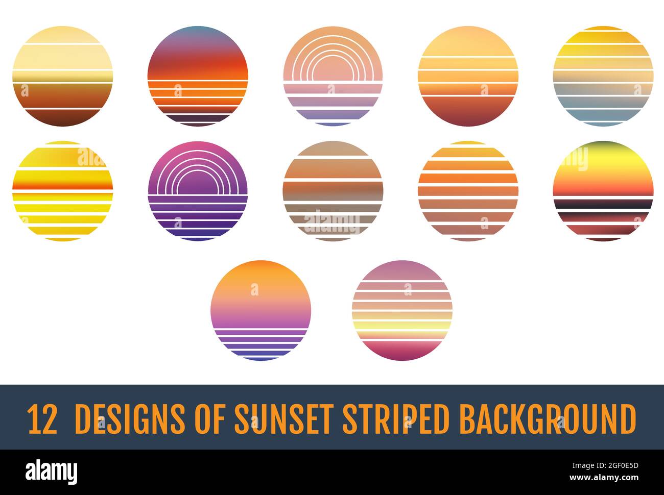 Sunset wallpapers Stock Vector Images - Alamy