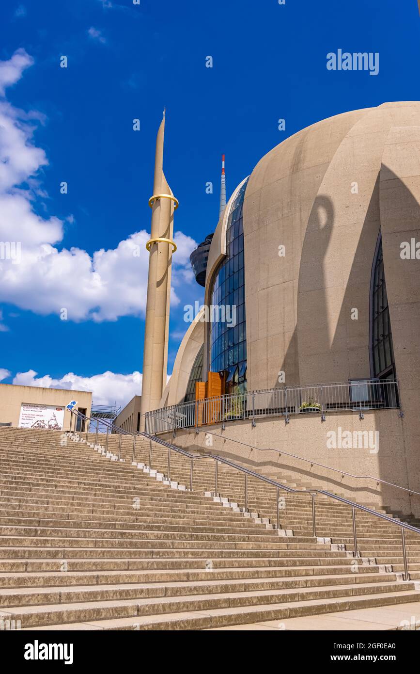 Central Mosque in Cologne - CITY OF COLOGNE, GERMANY - JUNE 25, 2021 ...