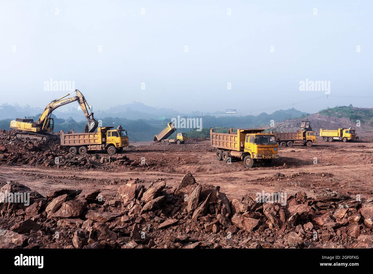 Chongqing rural revitalization of the construction site Stock Photo - Alamy