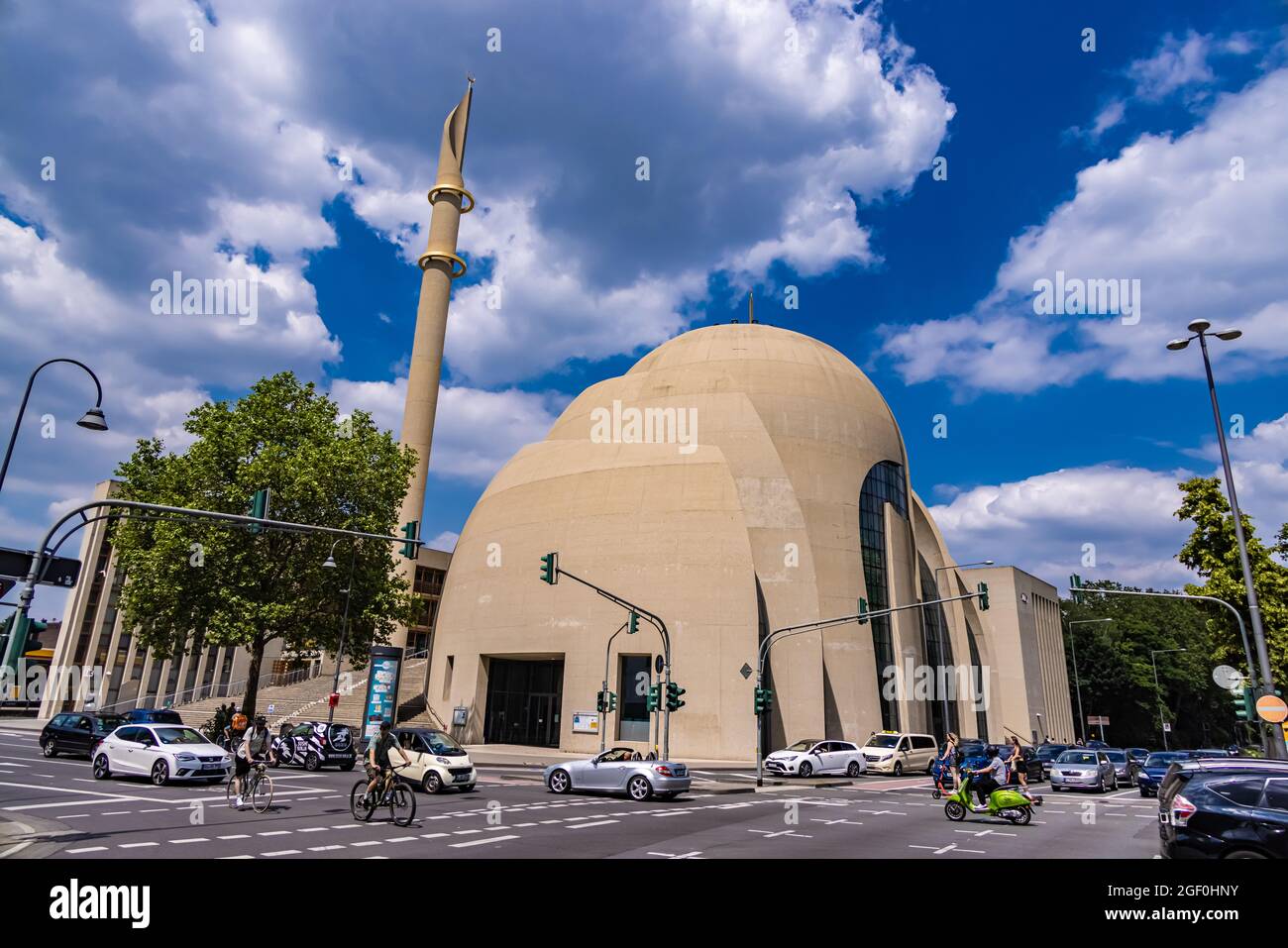 Central Mosque in Cologne - CITY OF COLOGNE, GERMANY - JUNE 25, 2021 ...