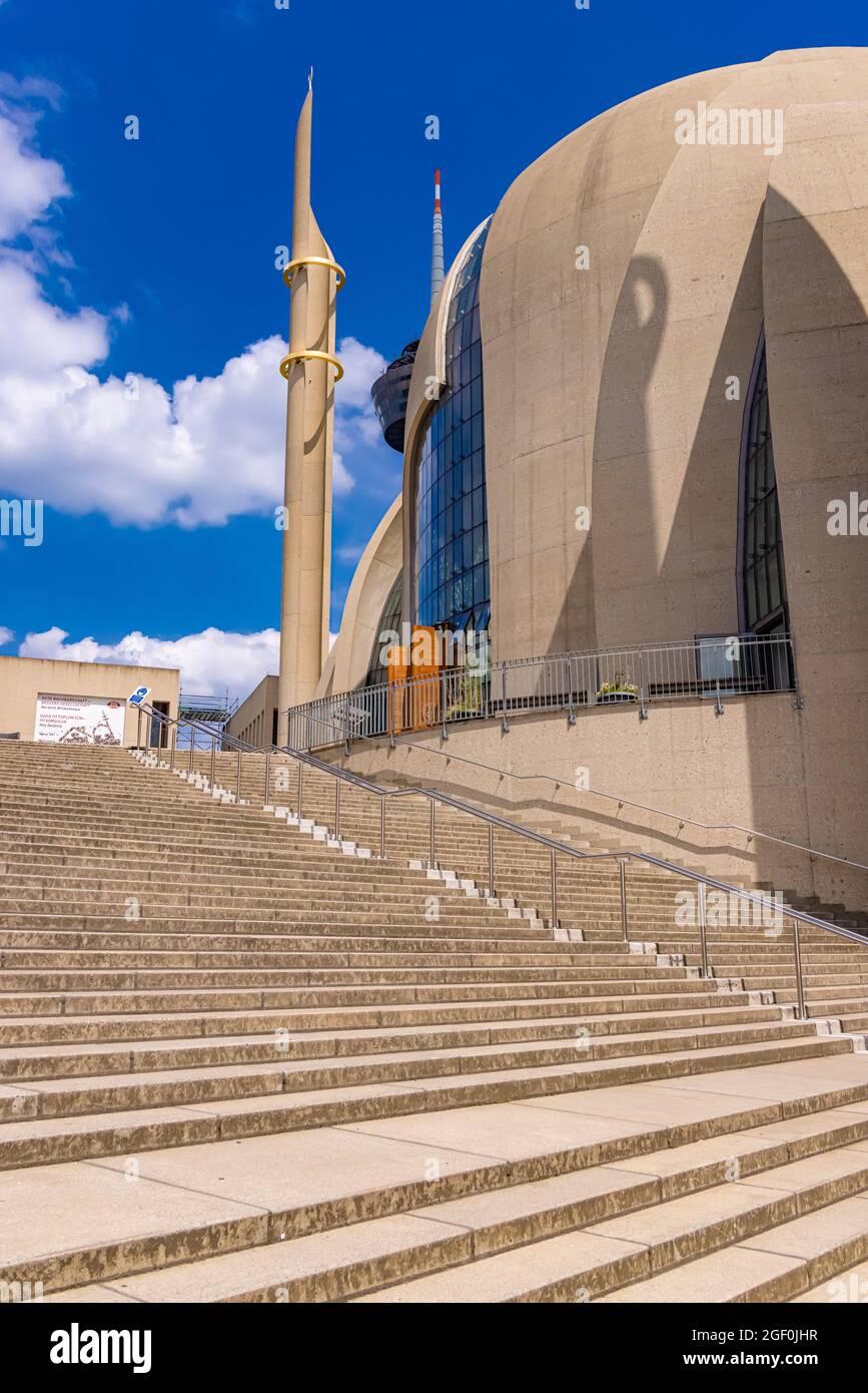 Central Mosque in Cologne - CITY OF COLOGNE, GERMANY - JUNE 25, 2021 ...