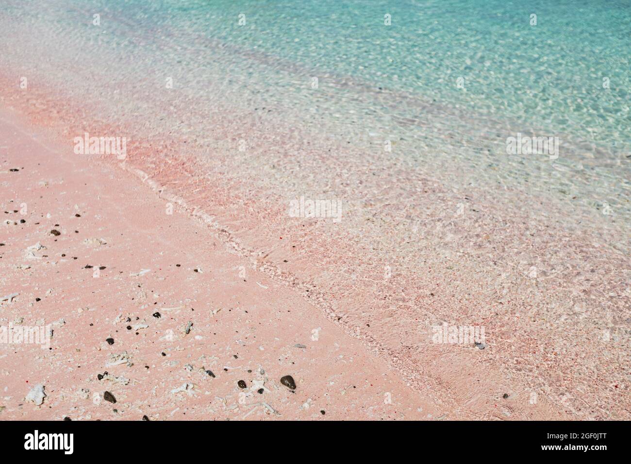 Pink beach padar island hi-res stock photography and images - Alamy
