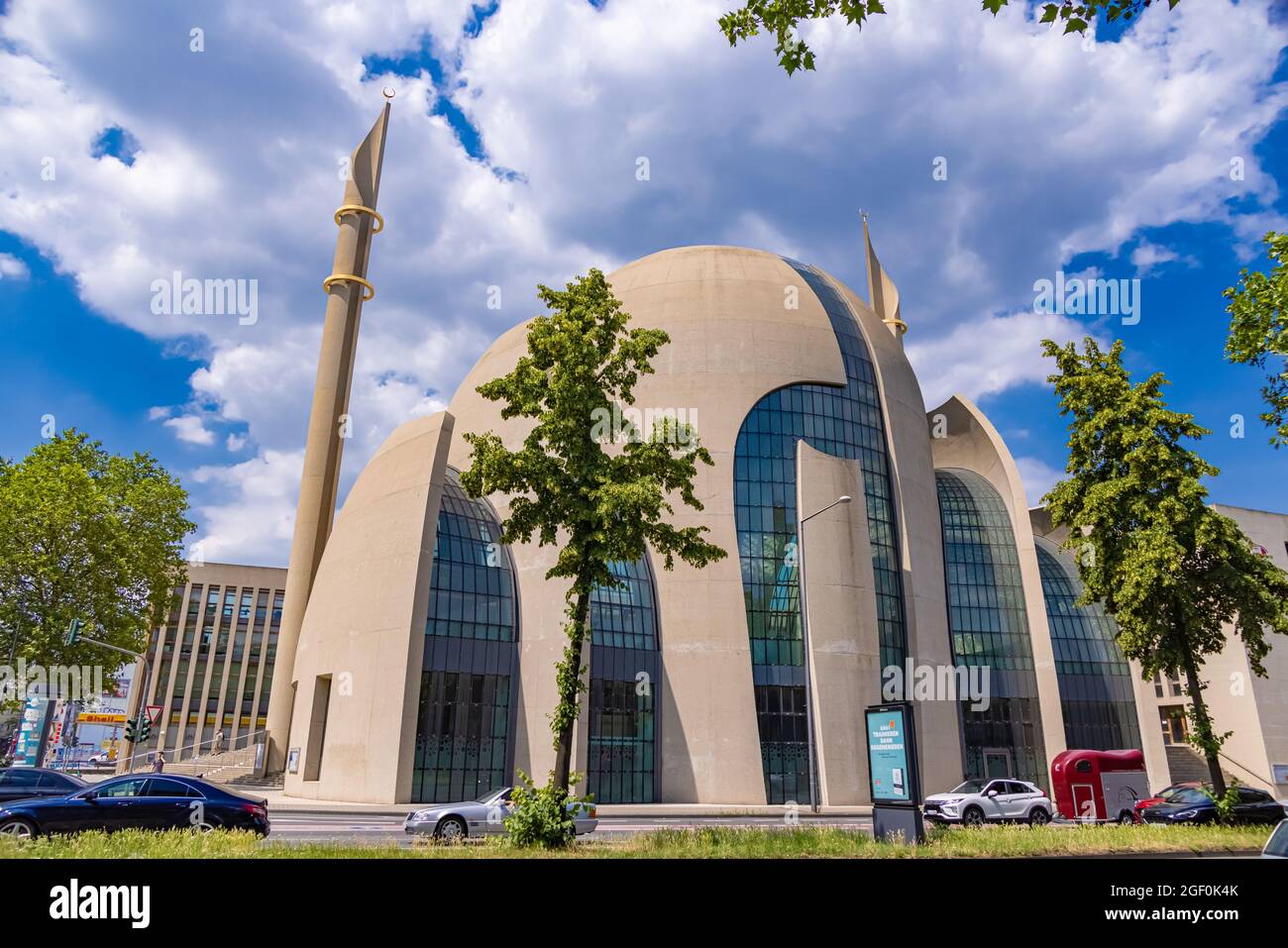 Central Mosque in Cologne - CITY OF COLOGNE, GERMANY - JUNE 25, 2021 ...