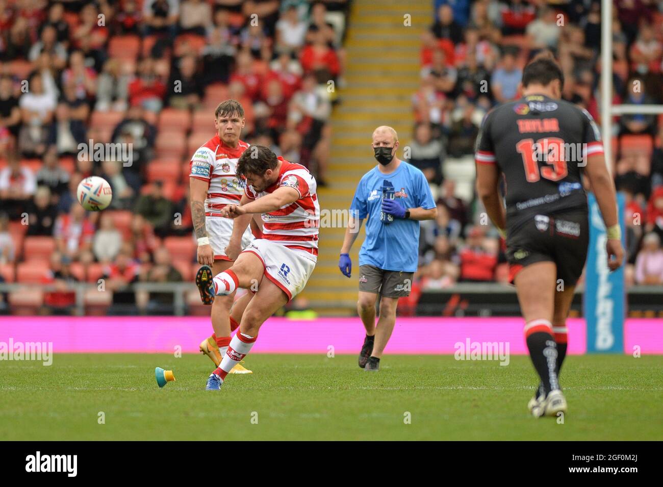 Leigh, England - 22 August 2021 - Craig Mullen of Leigh Centurions ...