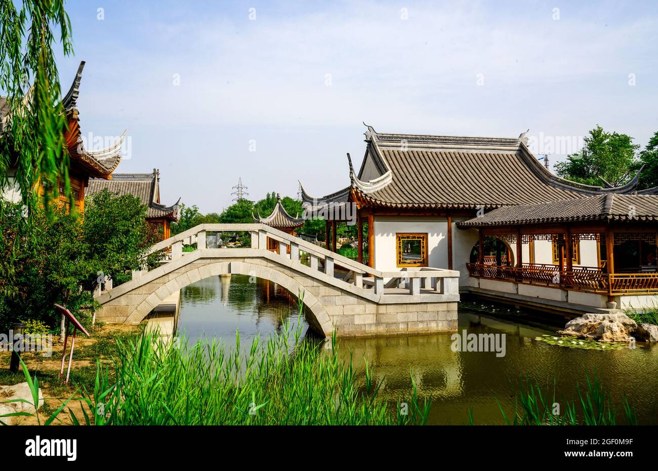 The south of tianjin's park Stock Photo - Alamy