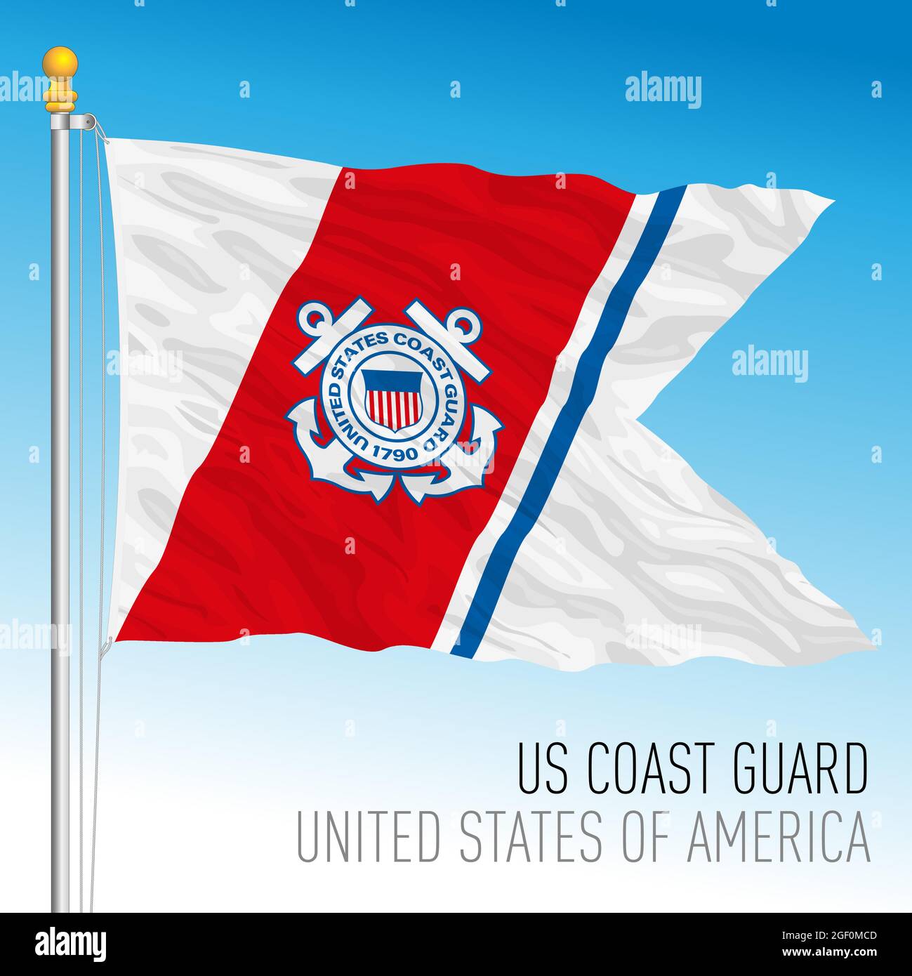 Indian Coast Guard Flag
