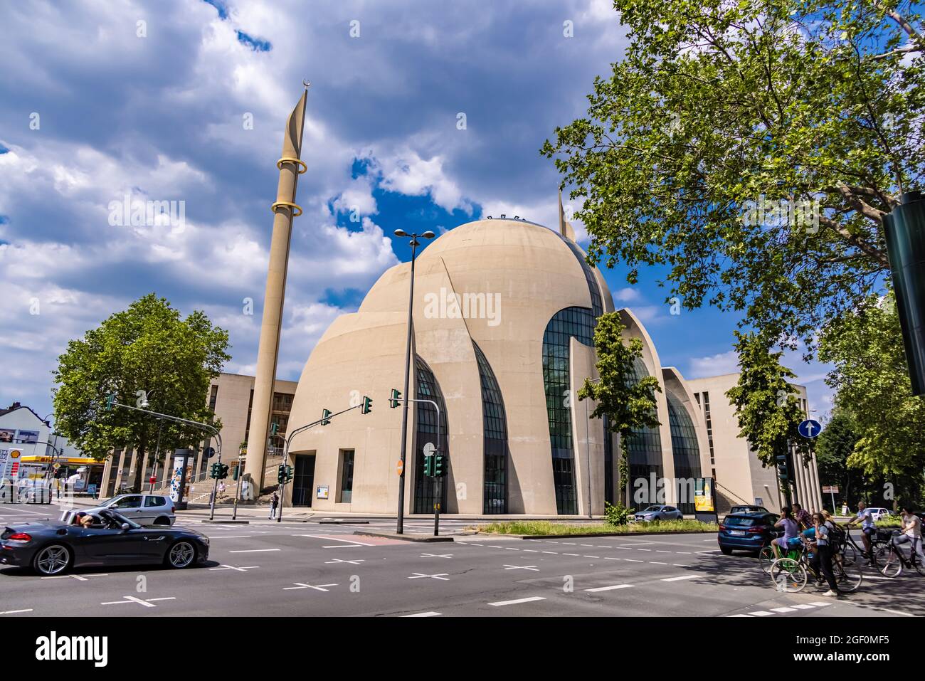 Central Mosque in Cologne - CITY OF COLOGNE, GERMANY - JUNE 25, 2021 ...