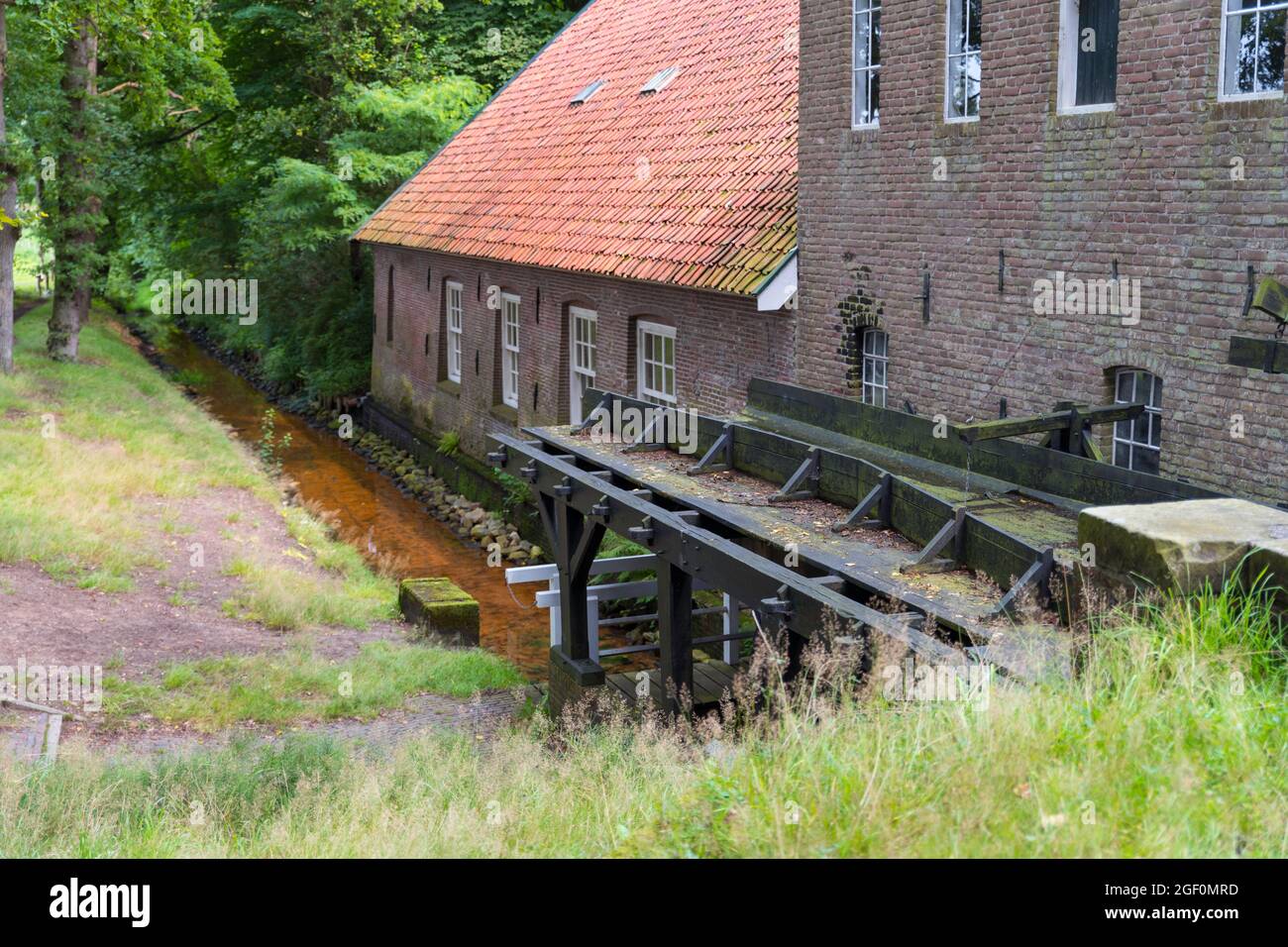 Watermill waterfall hi-res stock photography and images - Alamy
