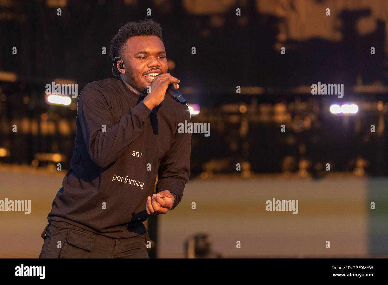 Baby Keem (Hykeem Jamaal Carter Jr.) during the Lyrical Lemonade Summer ...