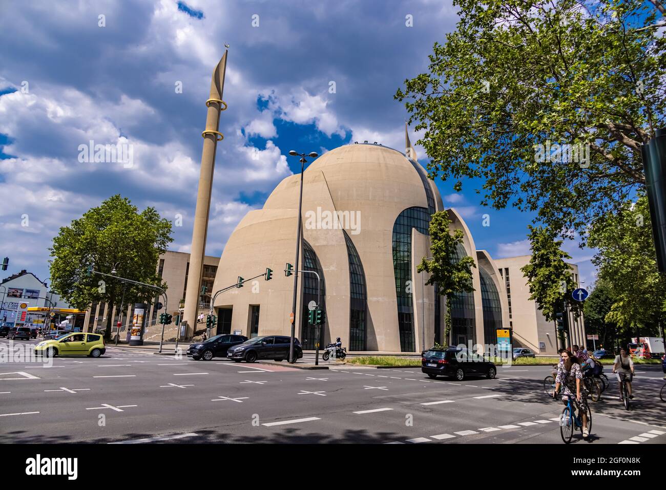 Central Mosque in Cologne - CITY OF COLOGNE, GERMANY - JUNE 25, 2021 ...