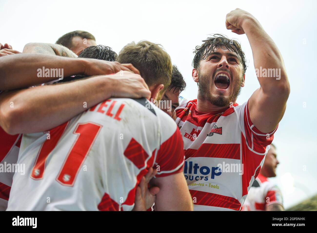 Leigh, England - 22 August 2021 - Craig Mullen of Leigh Centurions ...