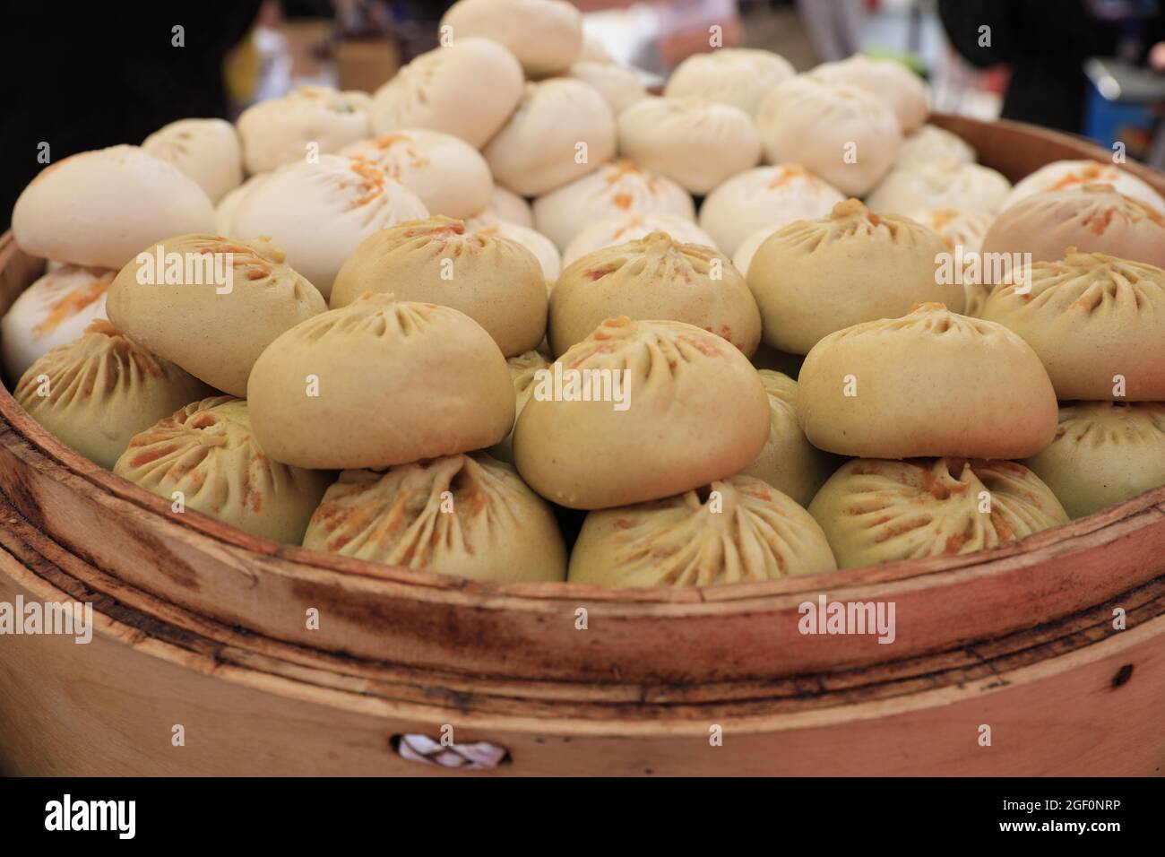 Buckwheat steamed stuffed bun hi-res stock photography and images - Alamy