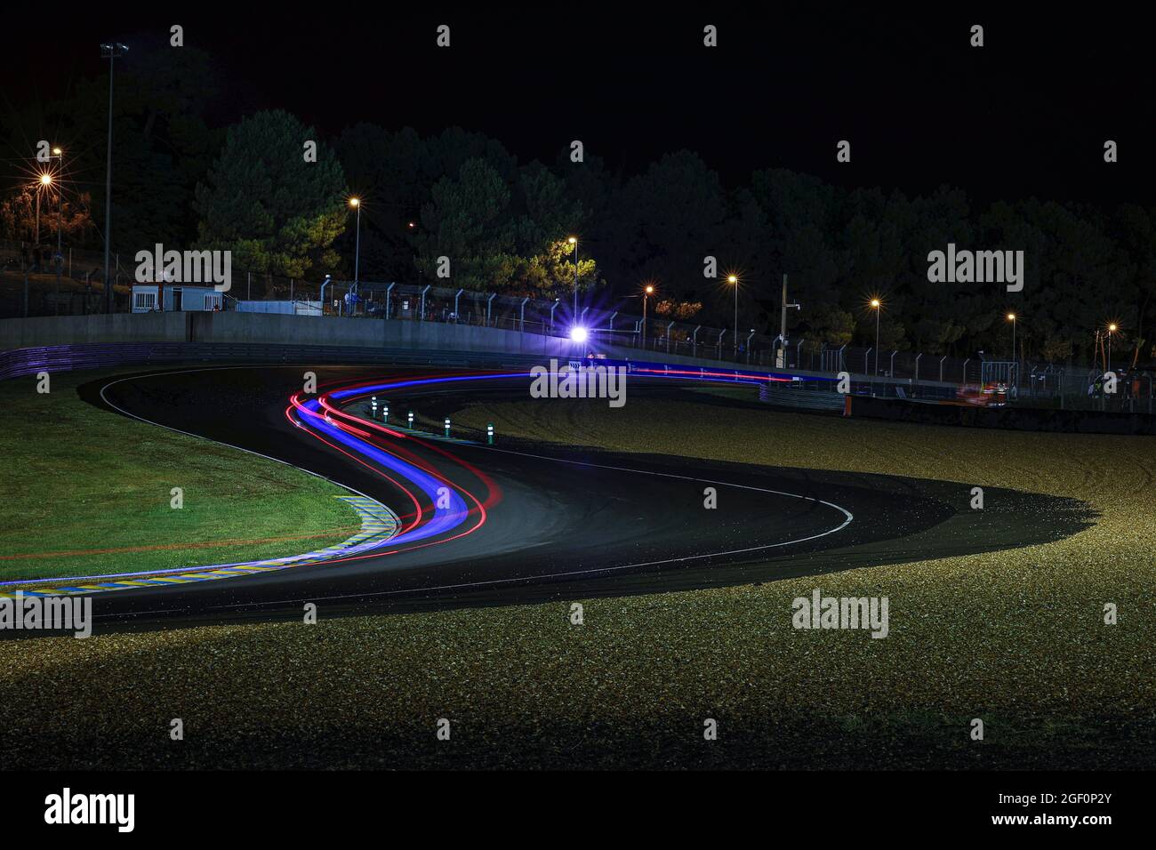 ACTION SHOT NIGHT during the 24 Hours of Le Mans 2021, 4th round of the ...