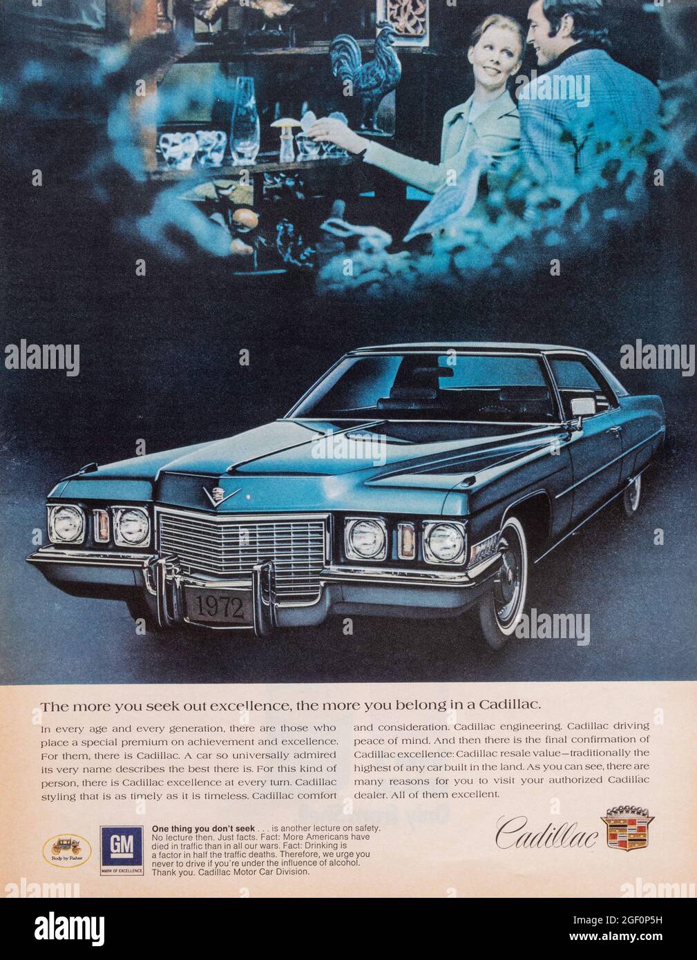 Vintage Life Magazine advertisement, 19 May 1972 issue, USA Stock Photo ...