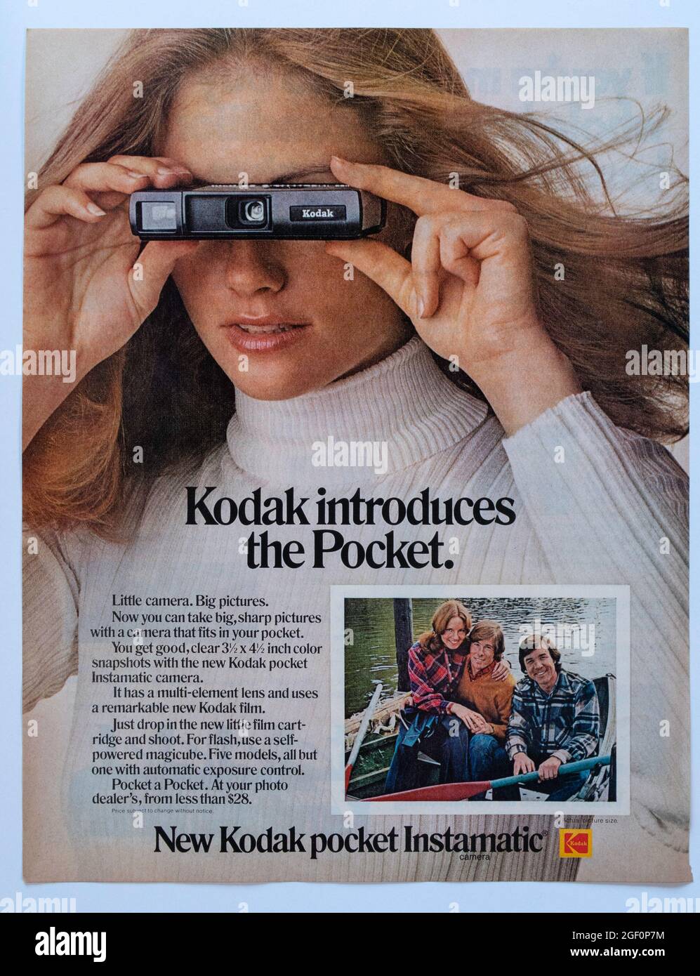 Vintage Life Magazine advertisement, 19 May 1972 issue, USA Stock Photo ...