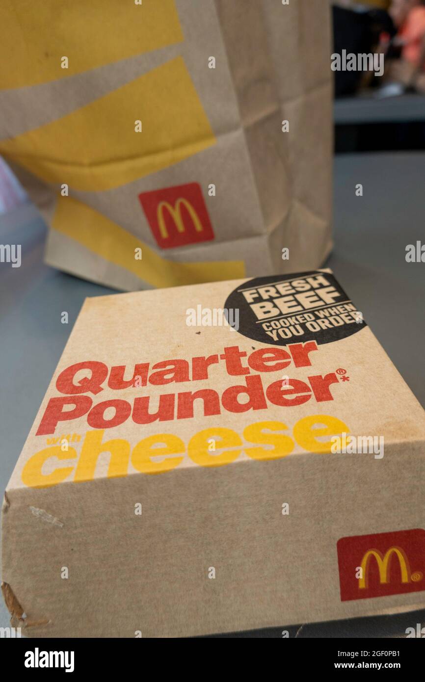 Quarter Pounder With Cheese Box