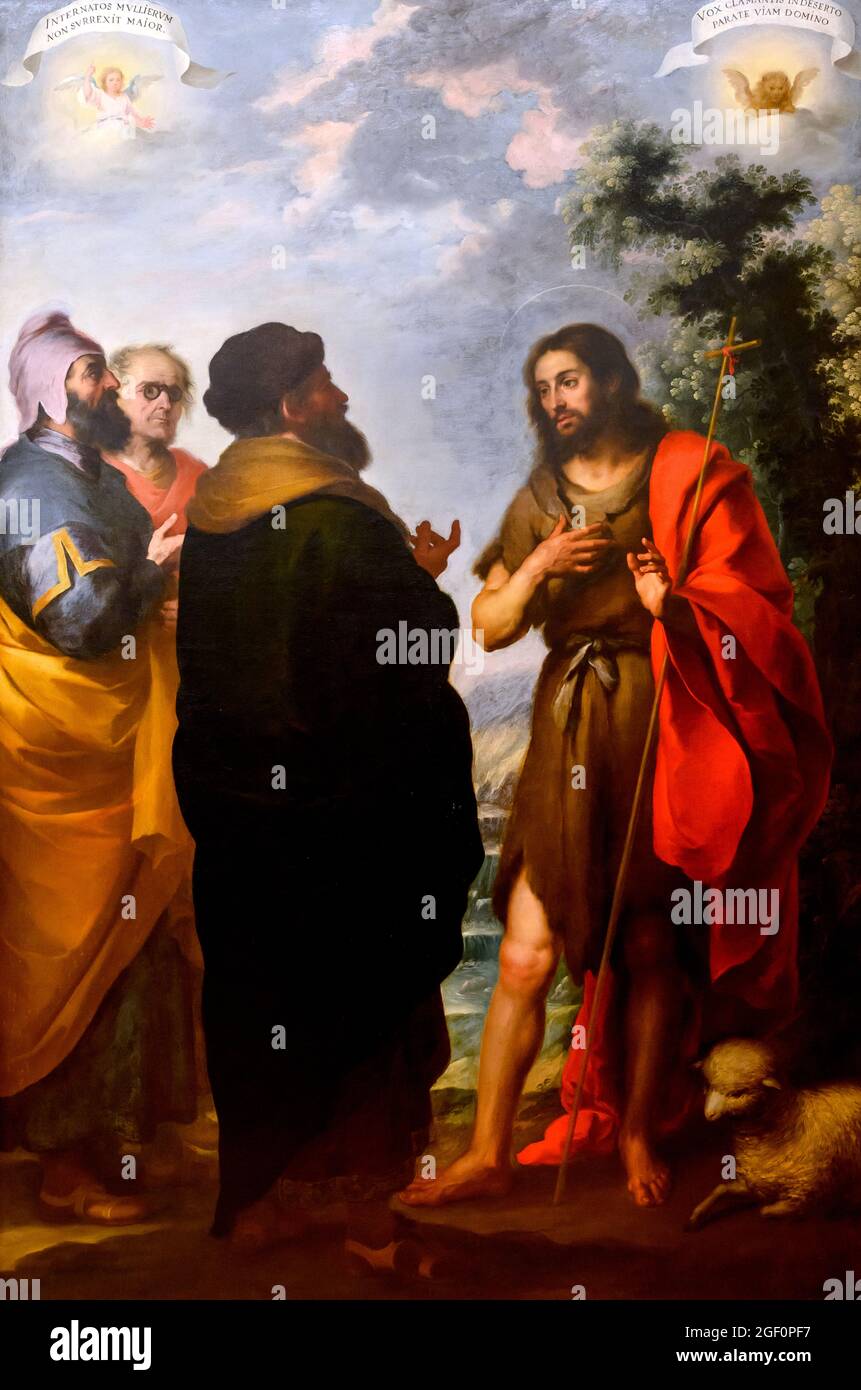 Murillo. St John the Baptist with the Scribes and Pharisees by ...