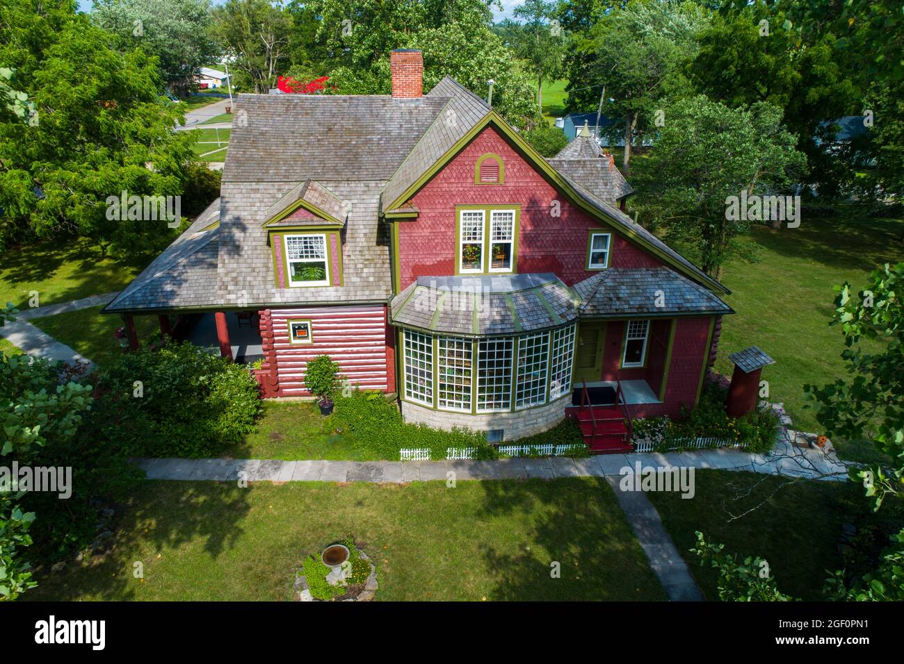 Gene Stratton-Porter Cabin, (Geneva, Indiana), known as the Limberlost ...