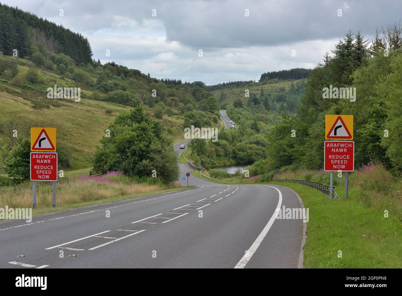Brecon to Merthyr Tydfil A470 Stock Photo - Alamy