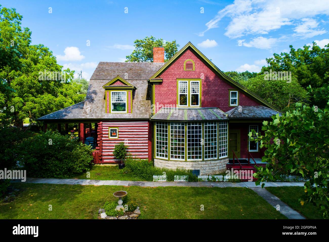 Gene Stratton-Porter Cabin, (Geneva, Indiana), known as the Limberlost ...