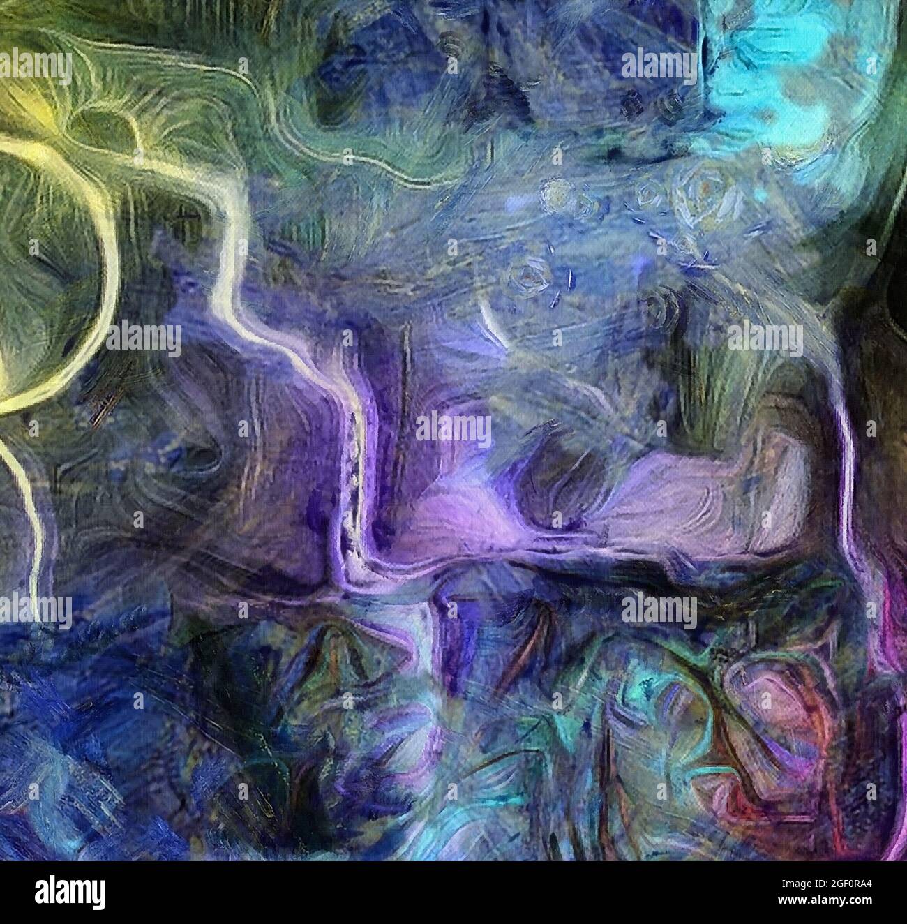 Abstract painting background. 3D rendering Stock Photo - Alamy