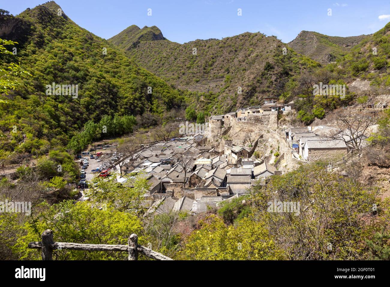 Under the ancient villages in Ming dynasty - Cuan village - panorama ...