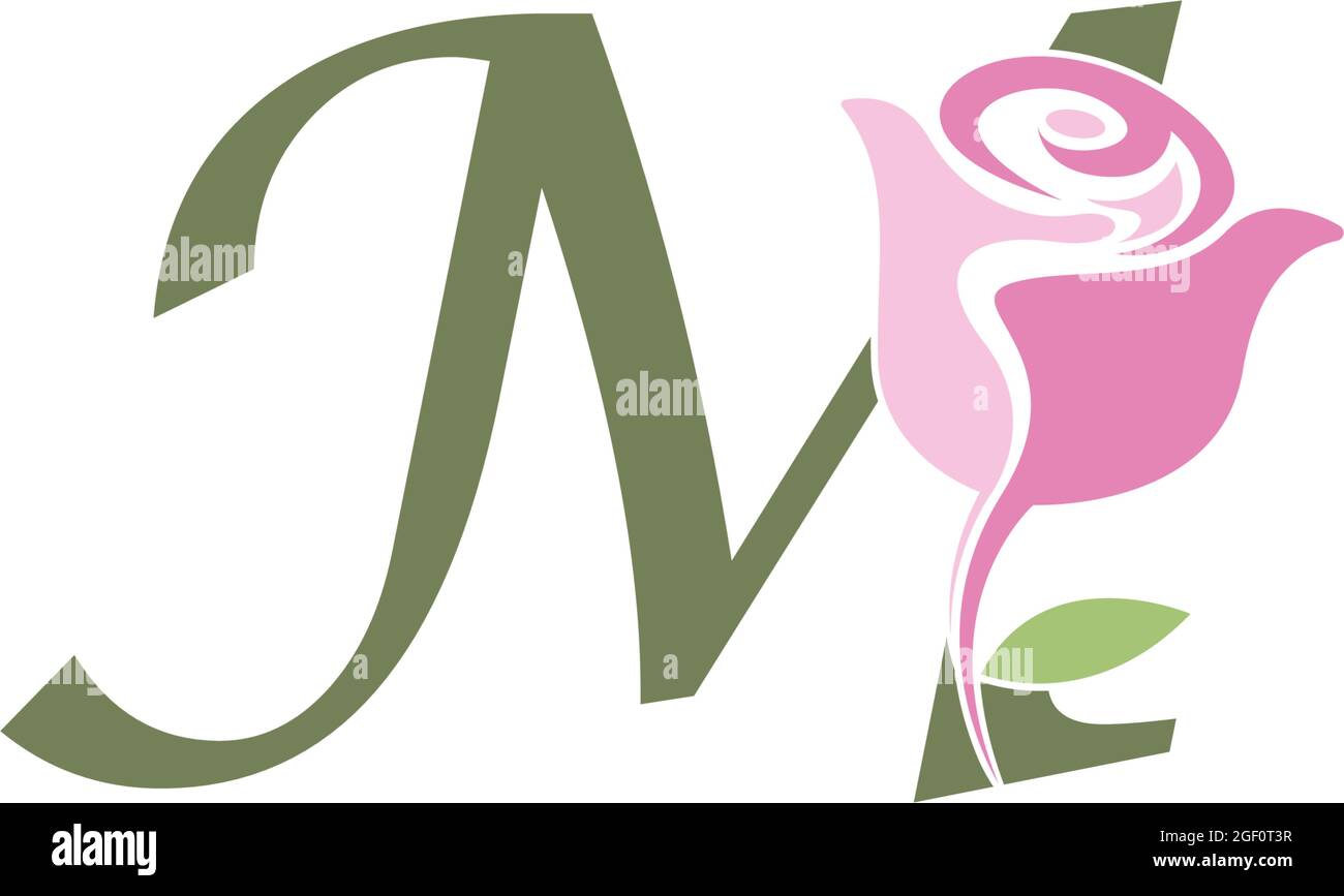 Images Of Letter M With Rose