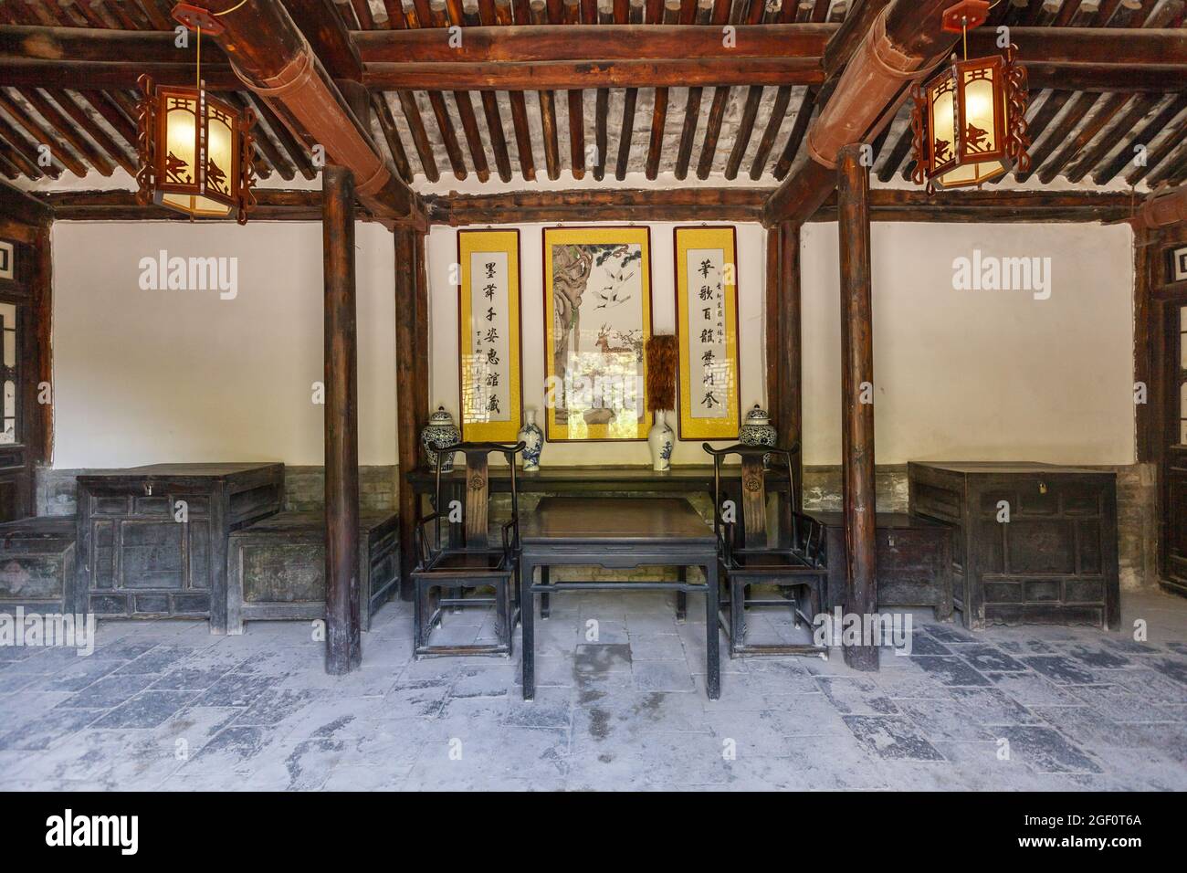 Ming dynasty buildings in the ming and qing dynasties hi-res stock ...