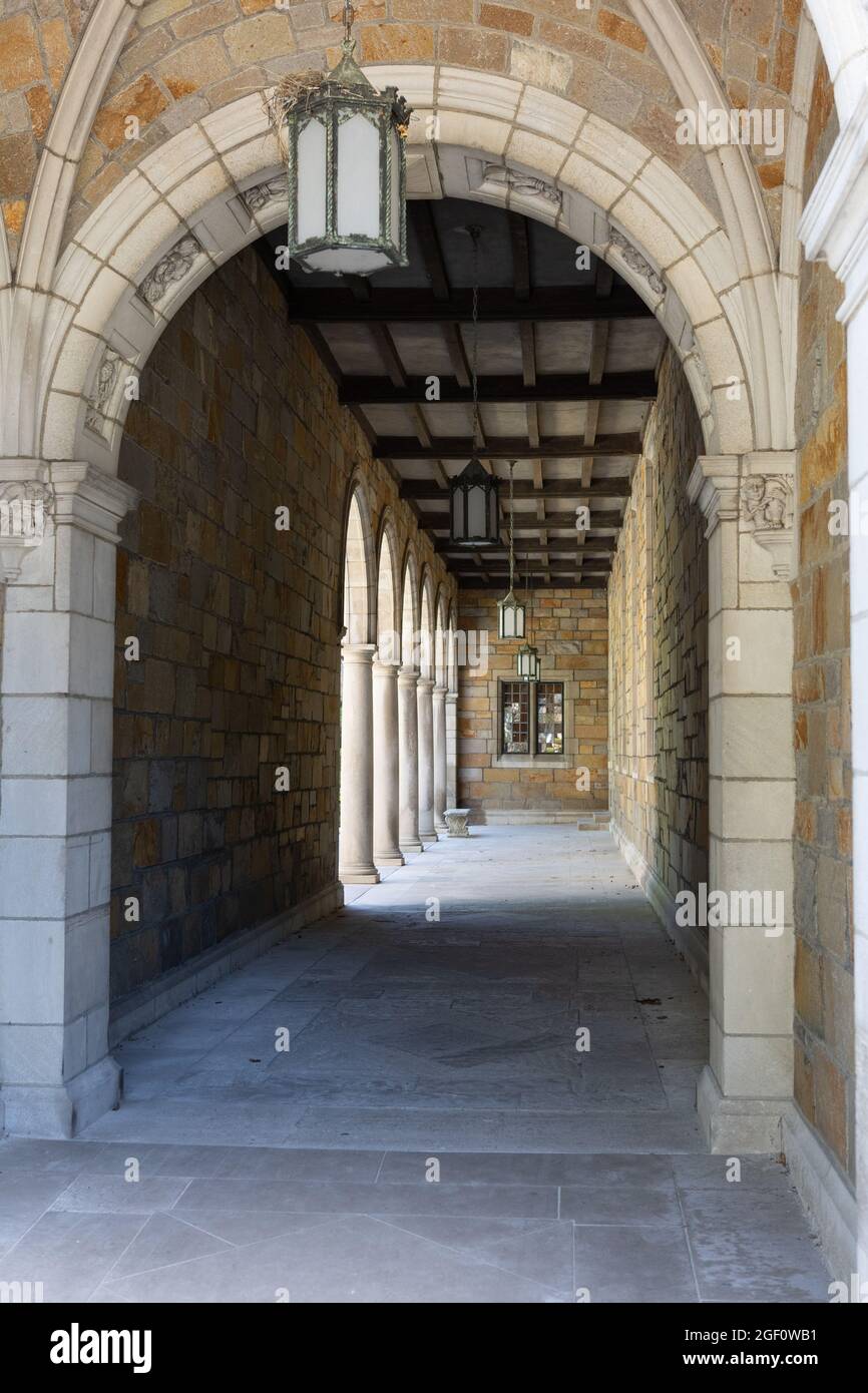 Old library corridor hi-res stock photography and images - Alamy