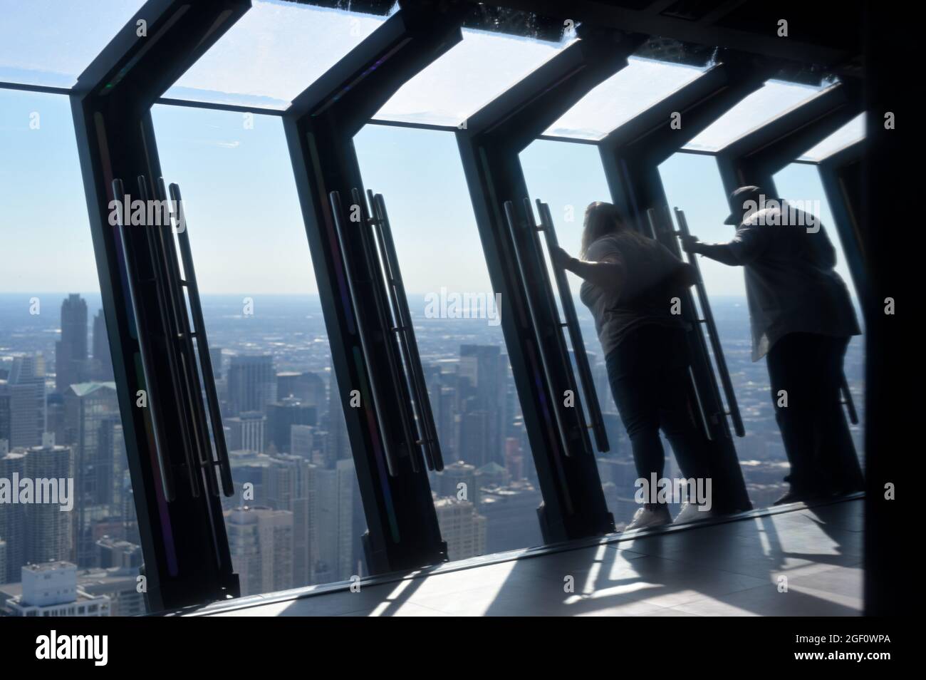 The 360 Chicago observation deck provides amazing views, Chicago IL ...