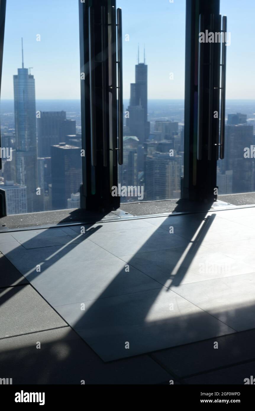 The 360 Chicago observation deck provides amazing views, Chicago IL ...