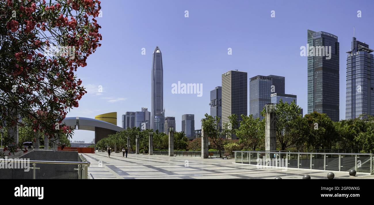 Shenzhen central scenery Stock Photo - Alamy