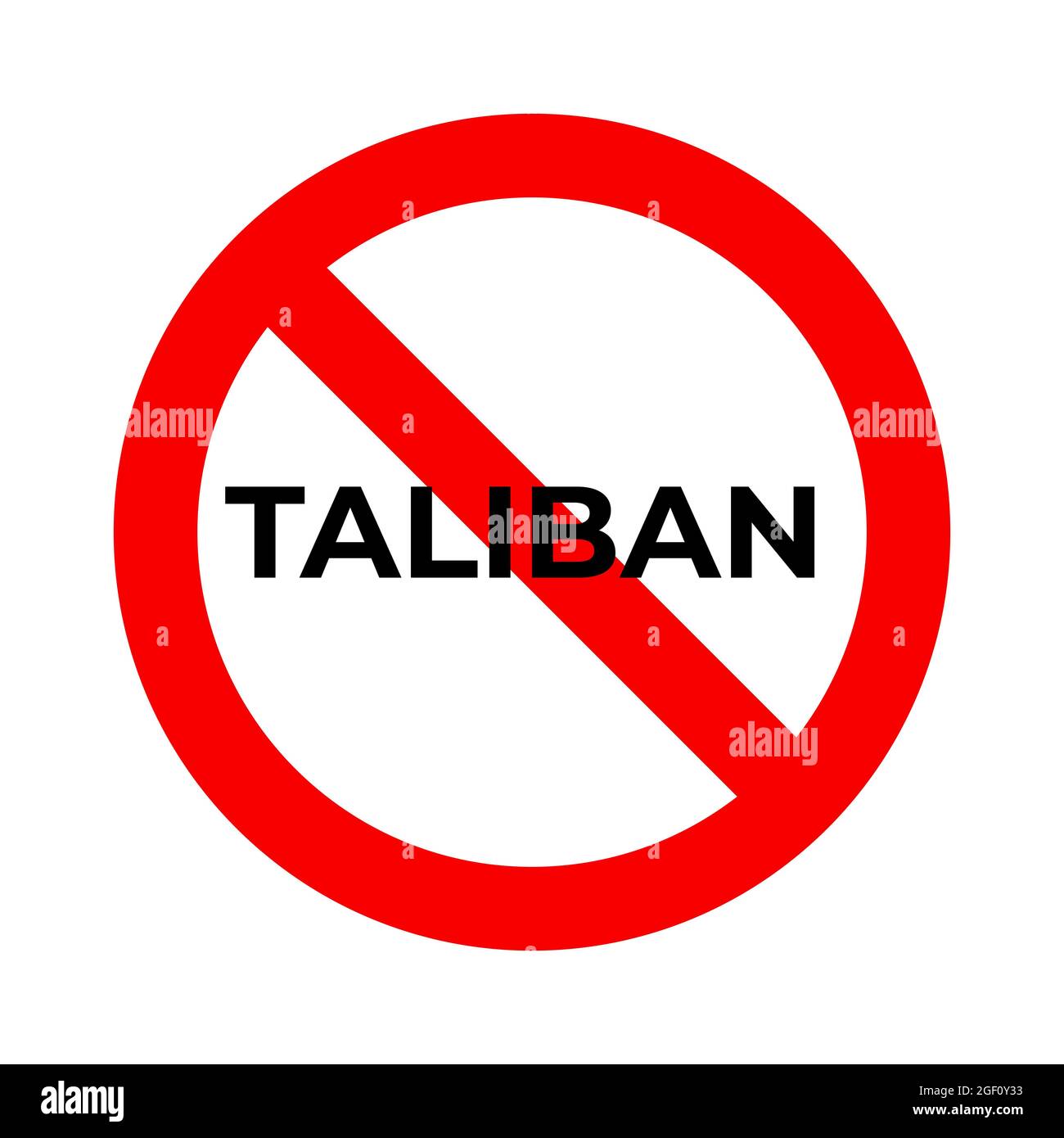 No taliban symbol isolated Stock Vector Image & Art - Alamy