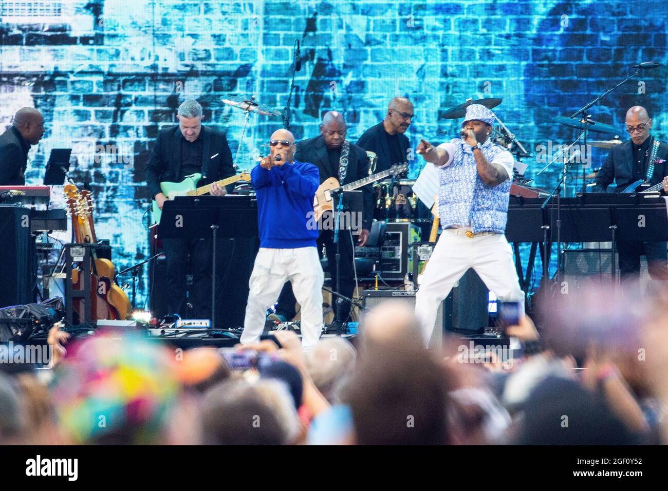 Spliff Star, Busta Rhymes perform during the We Love NYC: The ...