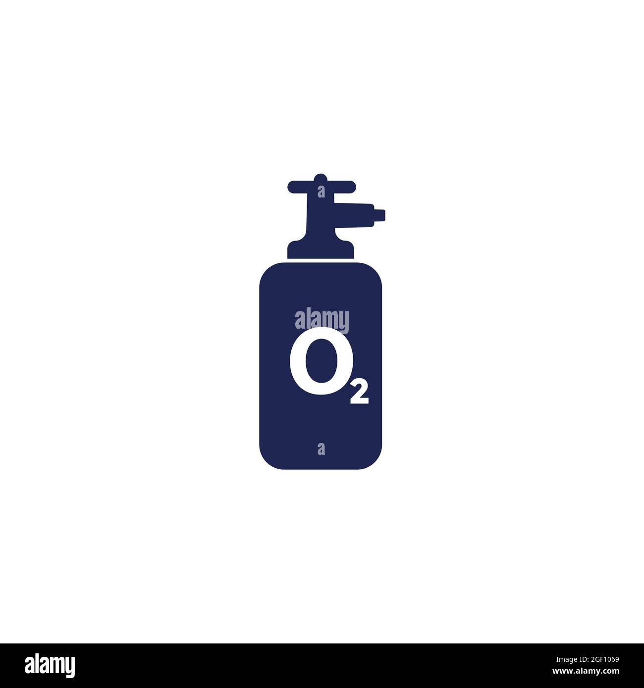 Medical oxygen tank Stock Vector Images - Alamy