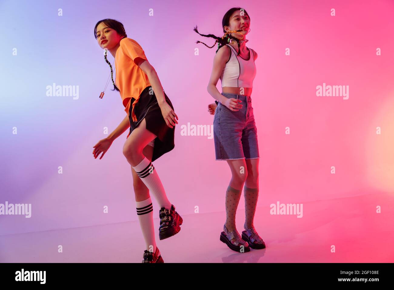 Personality lively young girls Stock Photo - Alamy