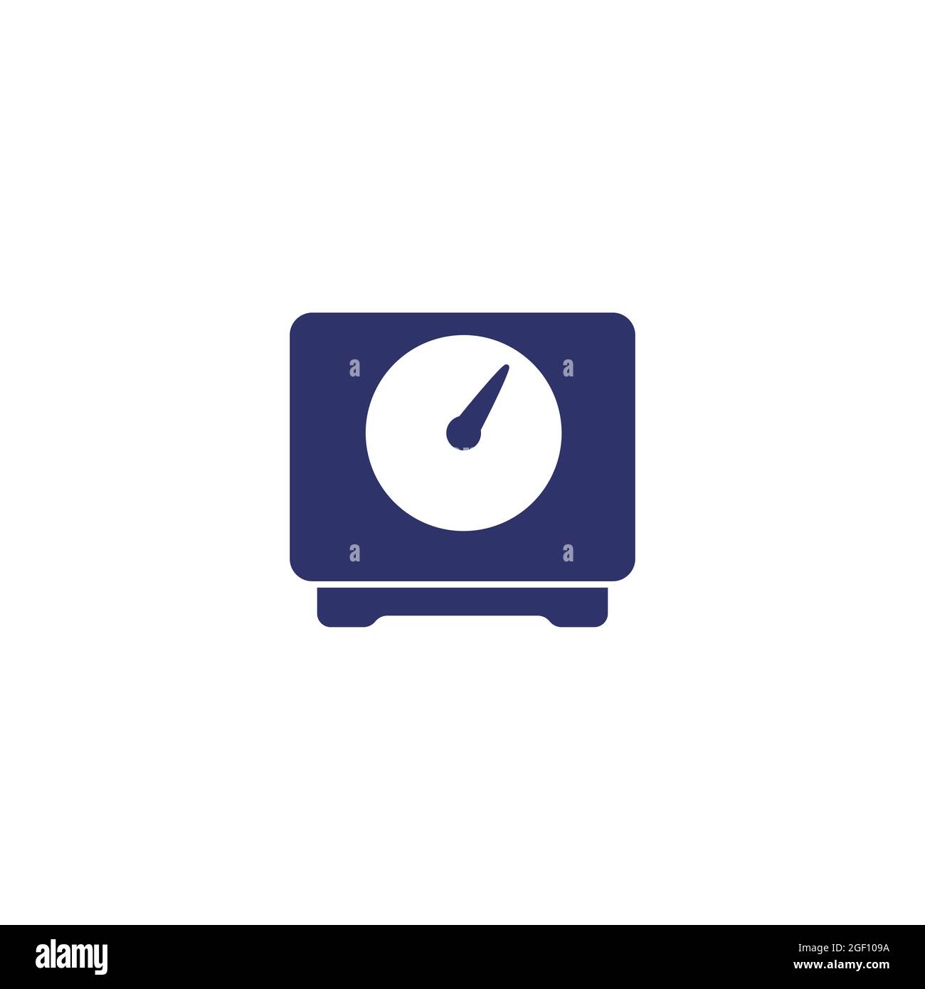 meter icon on white, vector Stock Vector Image & Art - Alamy