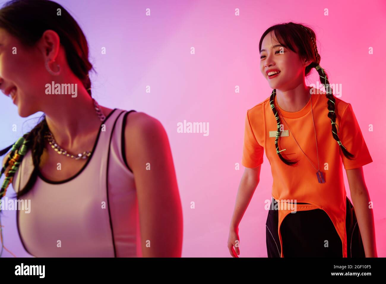 Personality lively young girls Stock Photo - Alamy