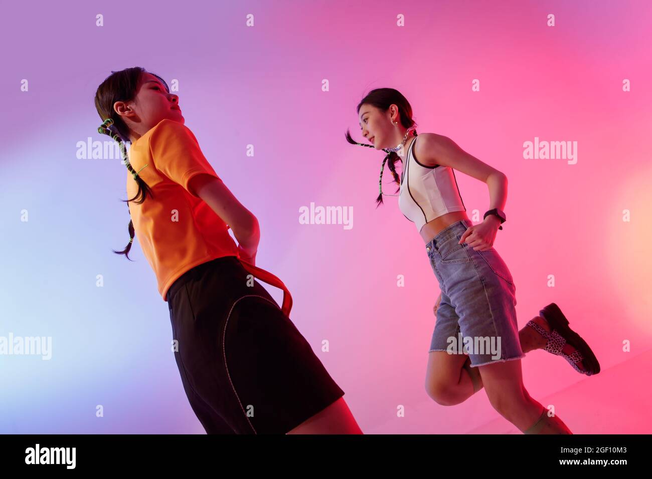 Personality lively young girls Stock Photo - Alamy