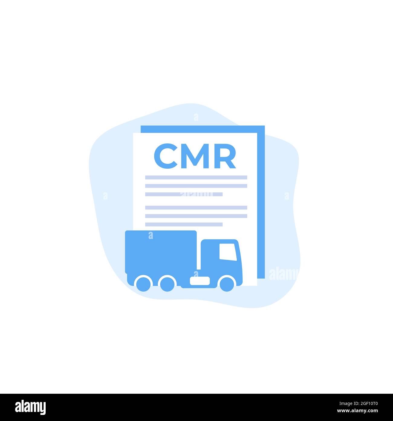 CMR Transport document, vector icon Stock Vector Image & Art - Alamy