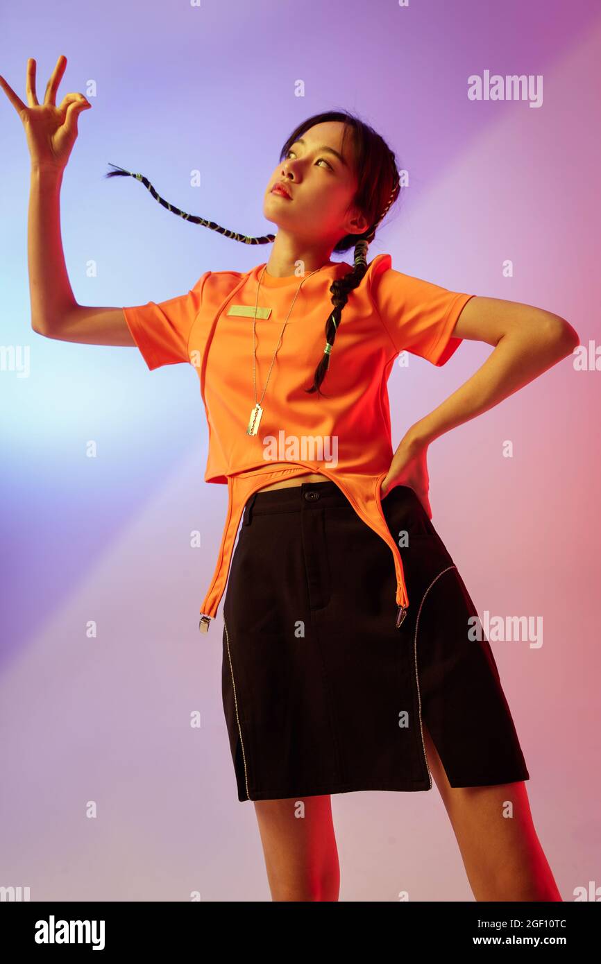 Personality of young girls Stock Photo - Alamy