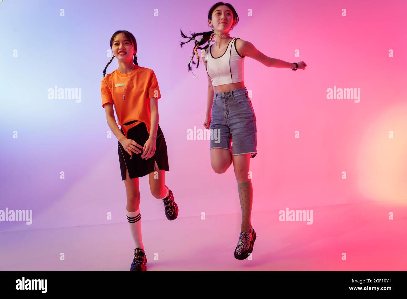 Personality lively young girls Stock Photo - Alamy