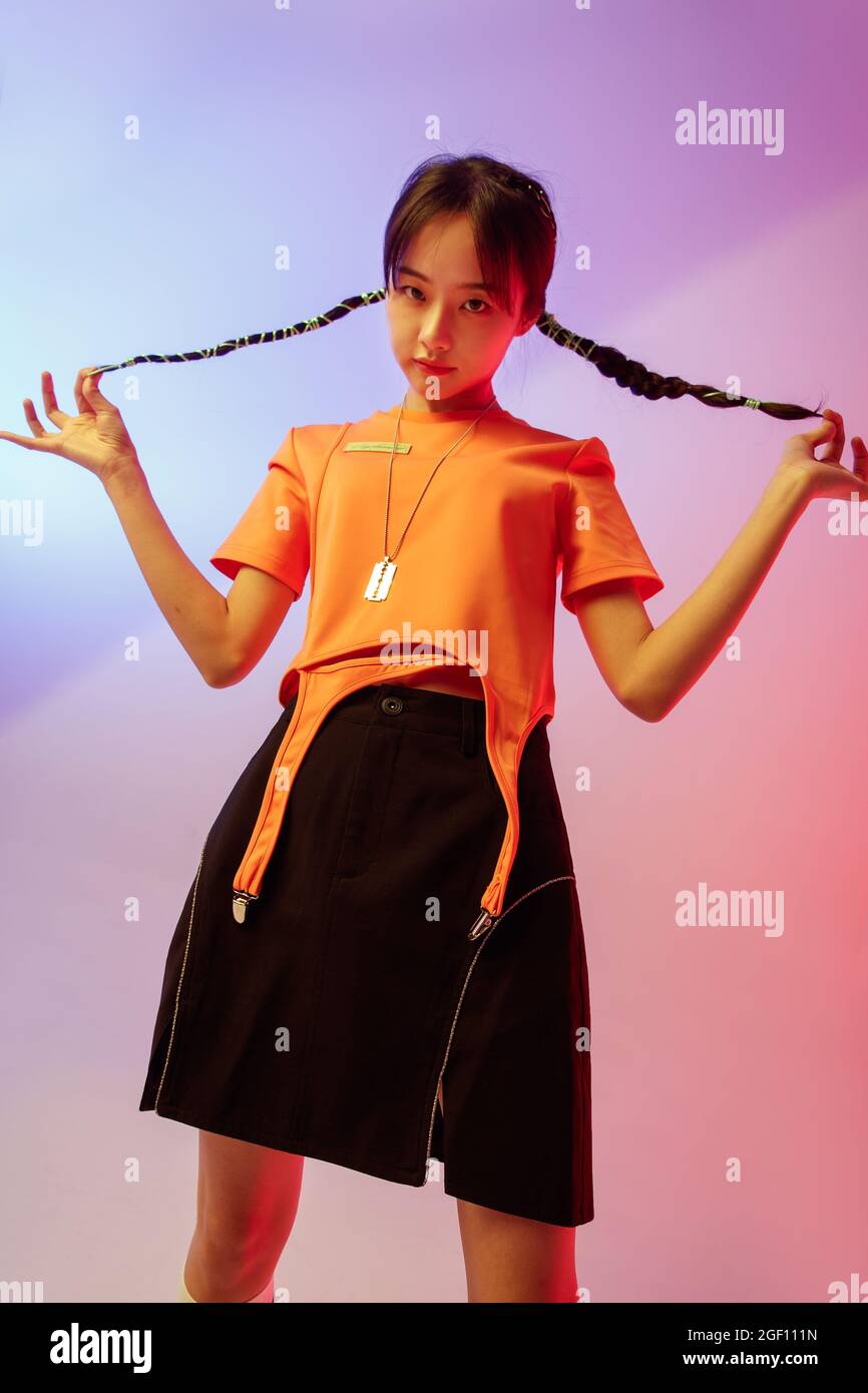 Personality of young girls Stock Photo - Alamy