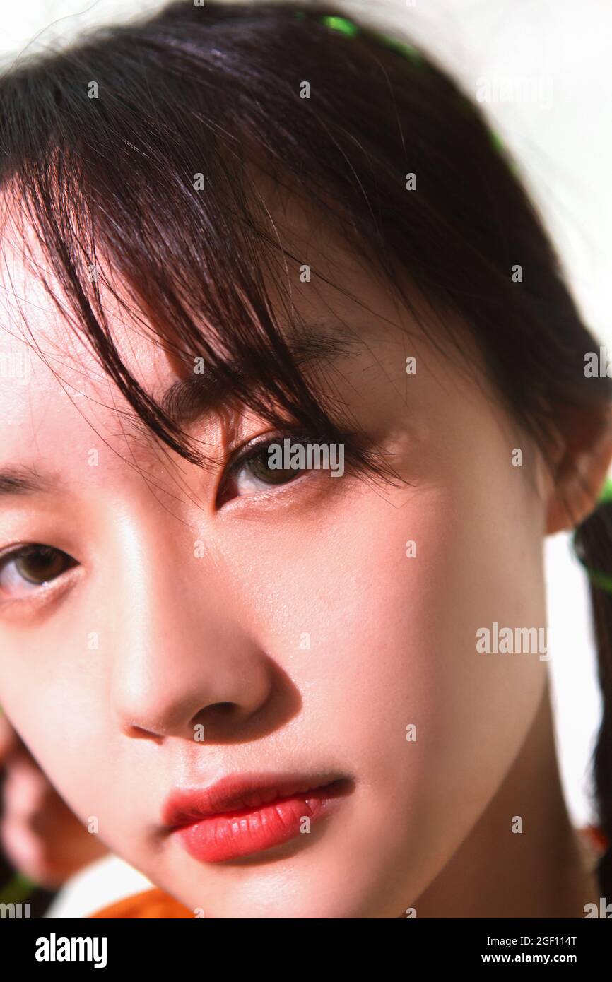 Personality of young girls Stock Photo - Alamy