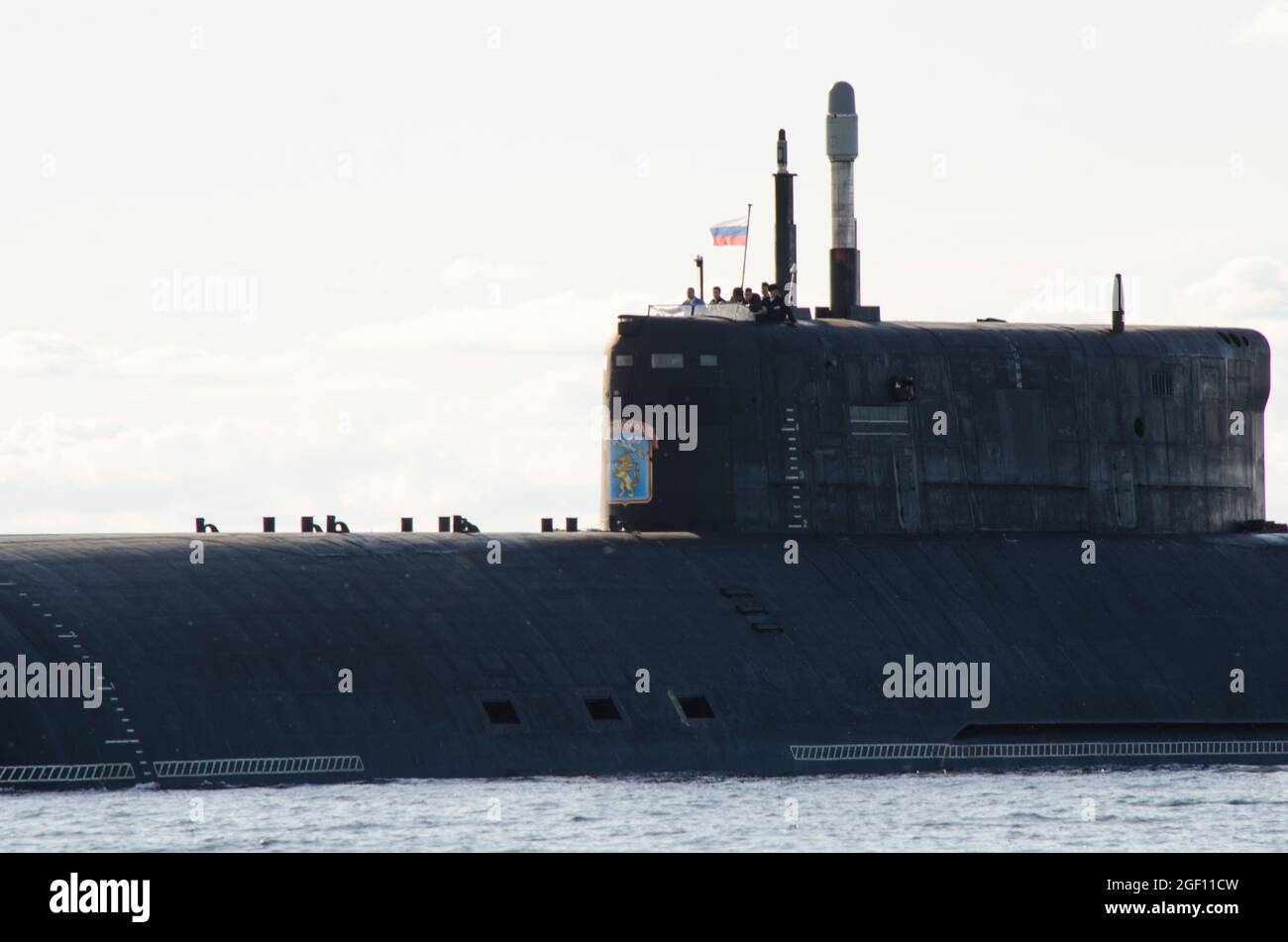 August, 2021 - White Sea. Nuclear submarine "Belgorod". The longest ...
