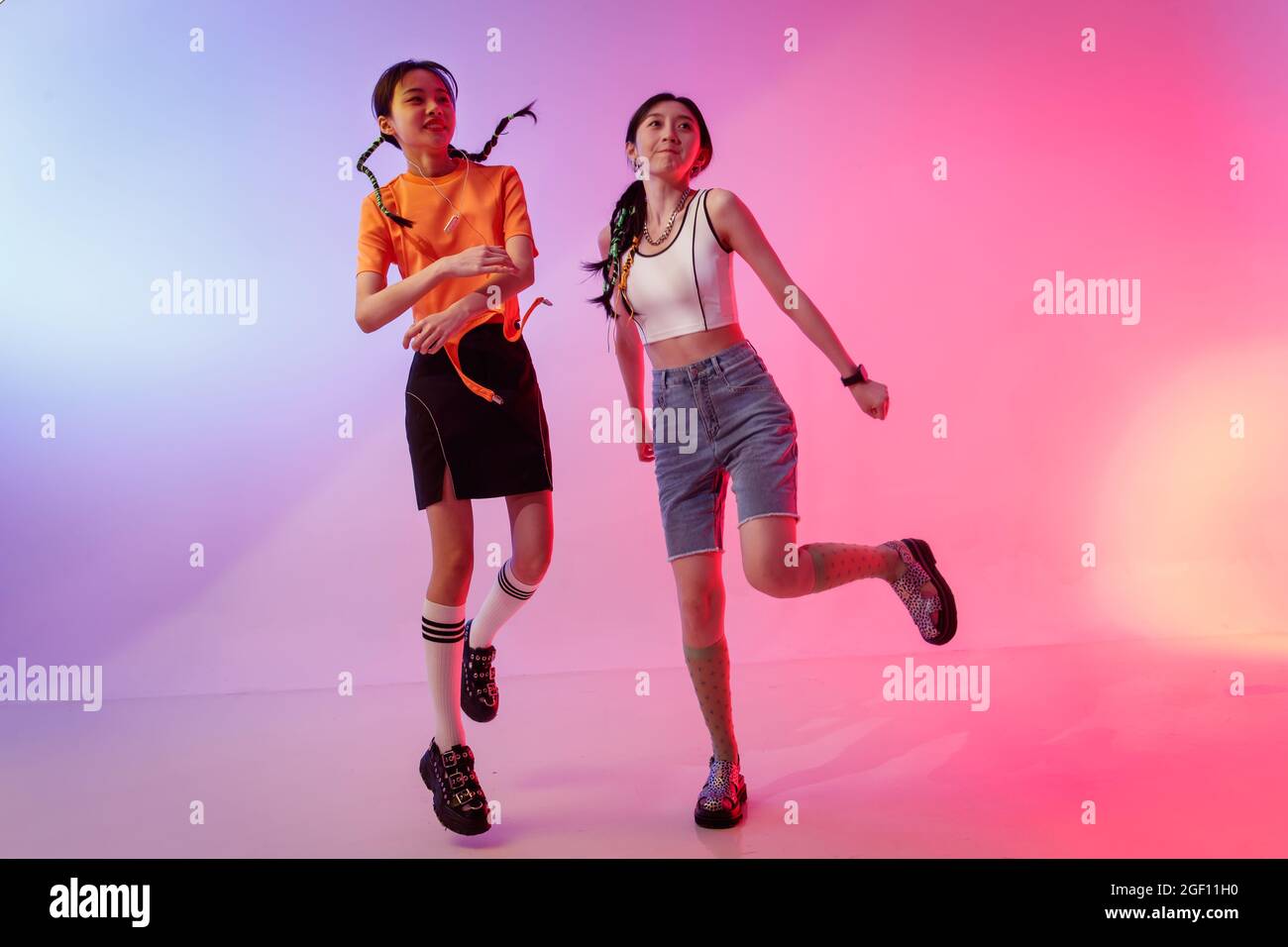 Personality lively young girls Stock Photo - Alamy